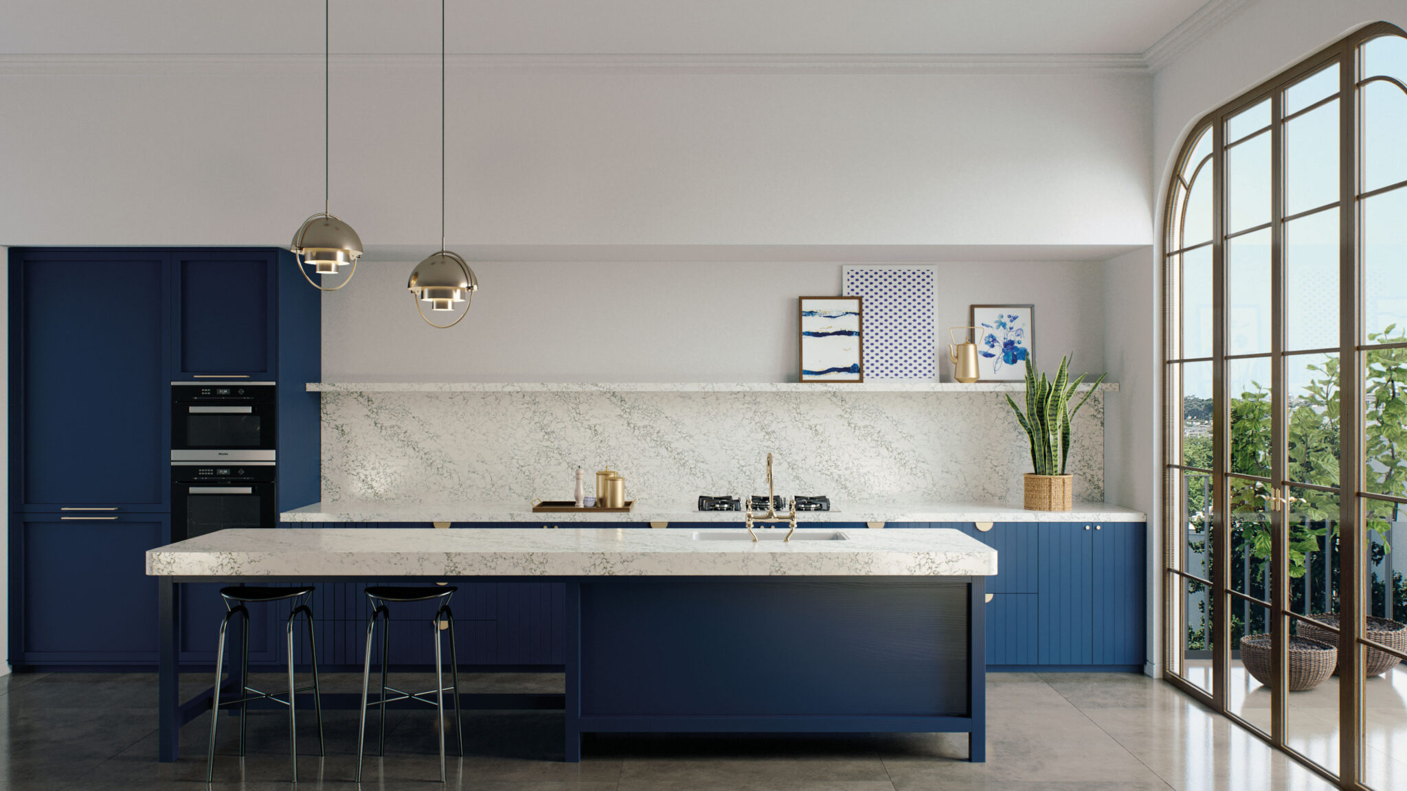 Creating A Beautiful Nautical Kitchen | Caesarstone